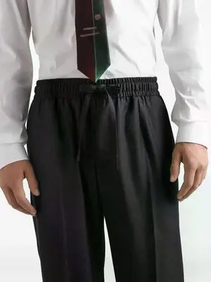 Dolce & Gabbana Drawstring Trousers - Black