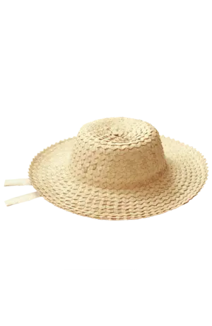 BRUNNA.CO Celeste Woven Straw Hat - Beige