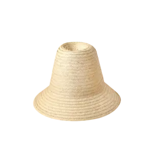 BRUNNA.CO The Margo Palm Straw Hat - Beige