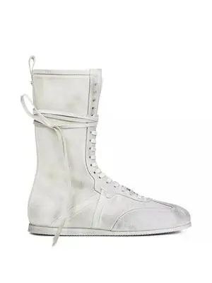 ANN DEMEULEMEESTER Suede High Top Sneakers