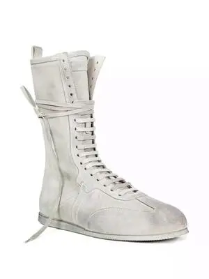 ANN DEMEULEMEESTER Suede High Top Sneakers