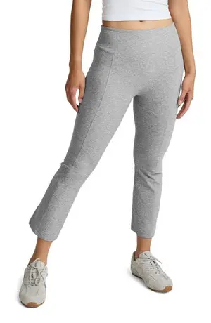 Beyond Yoga Spacedye Pintuck Kick Flare Pants - Silver Mist