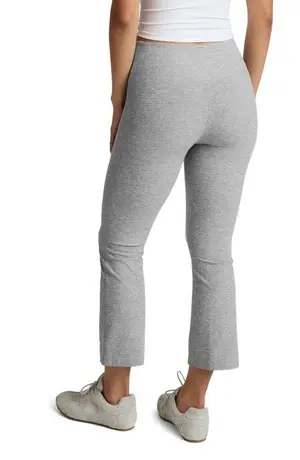 Beyond Yoga Spacedye Pintuck Kick Flare Pants - Silver Mist