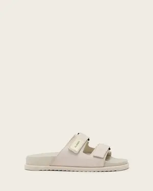 ALLSAINTS Vex Leather Sandals - White