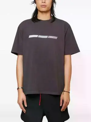 DISTRICT VISION Logo-detail T-shirt - Grey