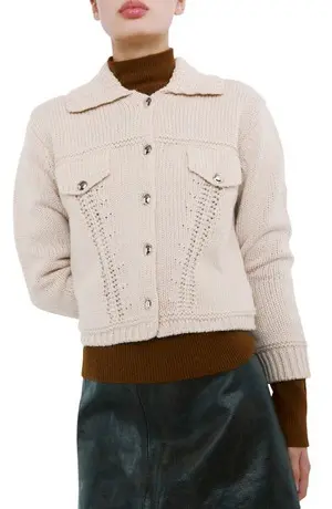 Mango Collared Cardigans For Women
