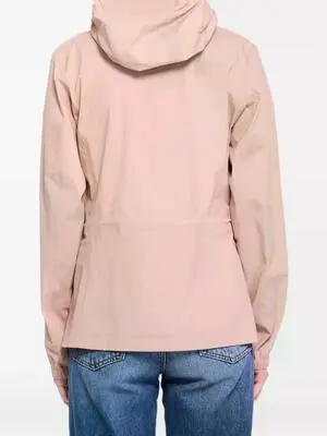 Moncler Hooded Logo-detail Jacket - Pink