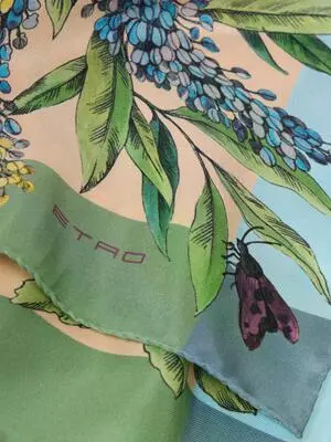 Etro Floral Silk Scarf