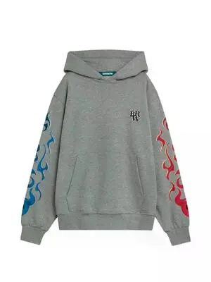 BARROW Graphic Print Hoodie - Grey