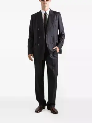Dolce & Gabbana Double-breasted Buttoned Blazer - Blue