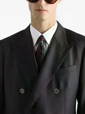 Dolce & Gabbana Double-breasted Buttoned Blazer - Blue