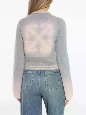 Off-White Embellished Logo Knit Sweater