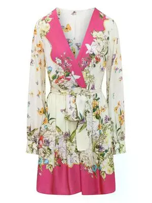 ANNA MOLINARI Butterfly Floral Pattern Dress