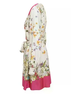 ANNA MOLINARI Butterfly Floral Pattern Dress