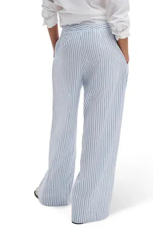Rag & Bone Chappell Stripe Cotton Poplin Pants