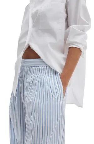 Rag & Bone Chappell Stripe Cotton Poplin Pants