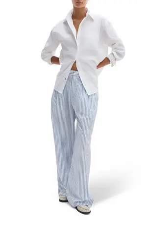 Rag & Bone Chappell Stripe Cotton Poplin Pants