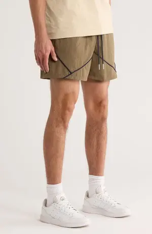 HONOR THE GIFT Growth Track Shorts - Pebble