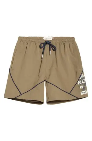 HONOR THE GIFT Growth Track Shorts - Pebble