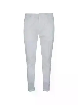 DONDUP Cuffed-hem Trousers - White