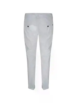 DONDUP Cuffed-hem Trousers - White