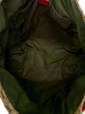 Gucci Gg Canvas Web Tote Bag - Brown