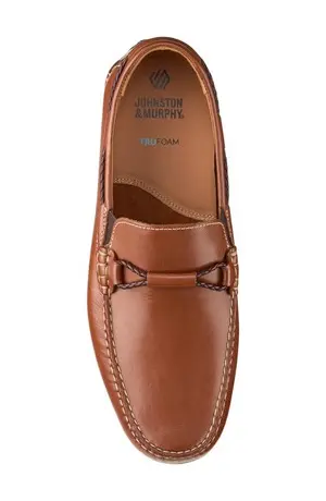 Johnston & Murphy Cort 2.0 Bit Loafer - Tan Full Grain