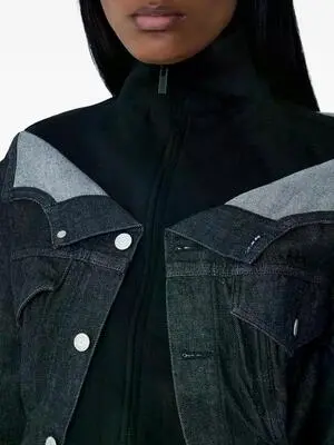 Yohji Yamamoto Contrast-panel Denim Jacket