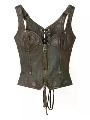 Miss Sixty Leather Top