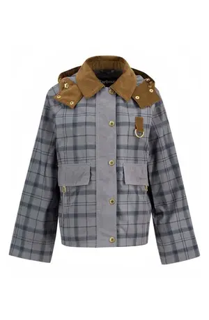 Barbour Carnforth Tartan Cotton Hooded Jacket