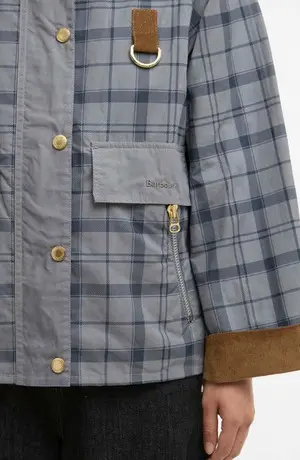 Barbour Carnforth Tartan Cotton Hooded Jacket