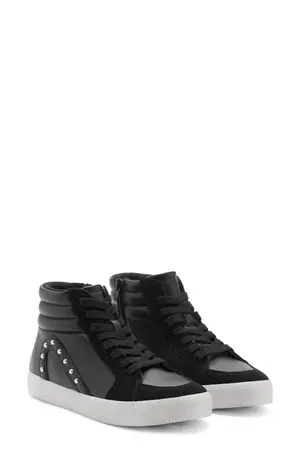 Mango Studded Sneakers - Black