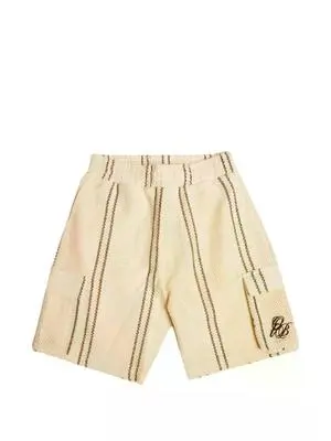 ONLY THE BLIND Striped Cargo Shorts