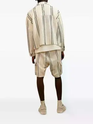 ONLY THE BLIND Striped Cargo Shorts
