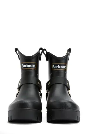 Barbour Harley Harness Rain Boots - Black