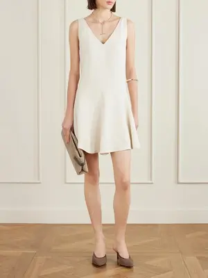 Brunello Cucinelli Twill Mini Dress