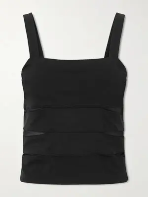 ERES Morgan Mesh-paneled Stretch-jersey Tank