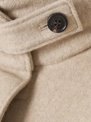 Loro Piana Traveller Suede-trimmed Cashmere Jacket - Neutrals