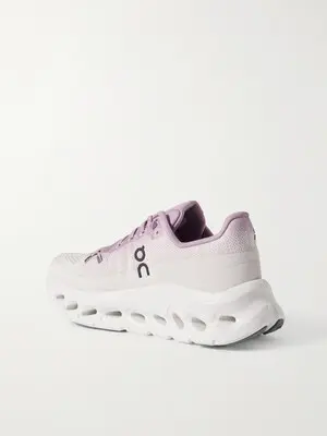 On Cloudtilt Stretch Recycled-knit Sneakers - Purple