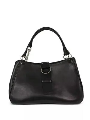 Dior 2003 Leather Tote Bag - Black