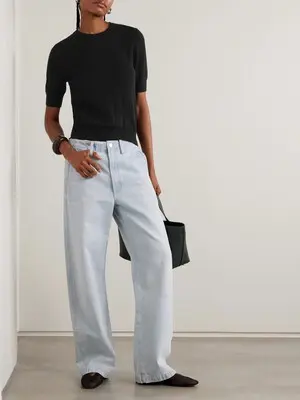 LISA YANG Nika Pointelle-knit Sweater