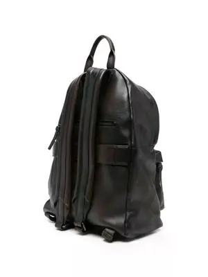 Officine Creative Oc Pack 001 Front-pocket Leather Backpack