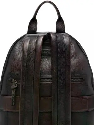 Officine Creative Oc Pack 001 Front-pocket Leather Backpack