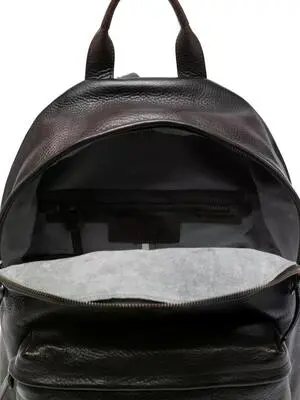 Officine Creative Oc Pack 001 Front-pocket Leather Backpack