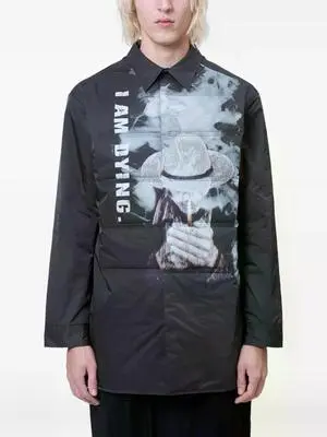 Yohji Yamamoto Padded Printed Shirt