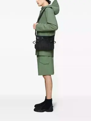 Rains Quilted Shoulder Bag - Black