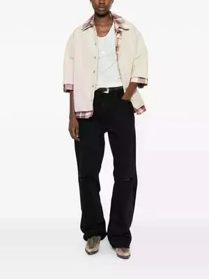 MARBELL Peggy Bowling Shirt - Neutrals