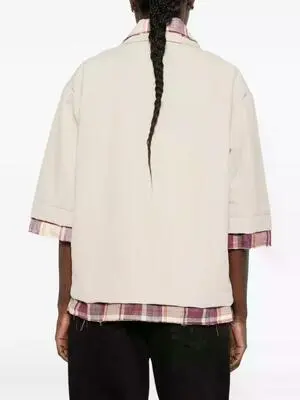 MARBELL Peggy Bowling Shirt - Neutrals