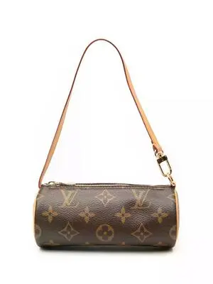 LOUIS VUITTON 1990-2020 Monogram Papillon Pochette - Brown