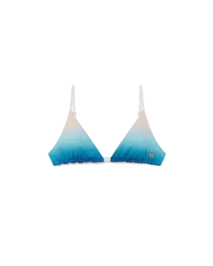 Casablanca Gradient Bikini Top - Blue